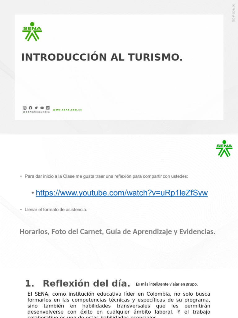 Introducción Al Turismo | PDF