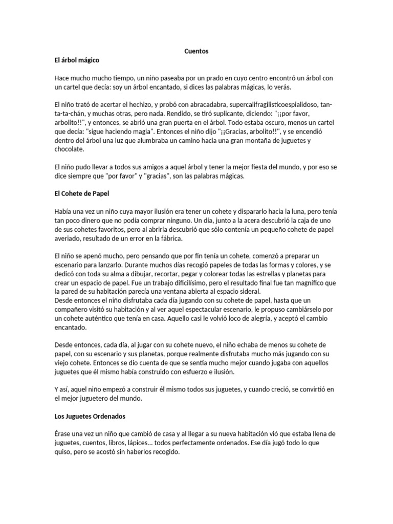 Cuentos | PDF
