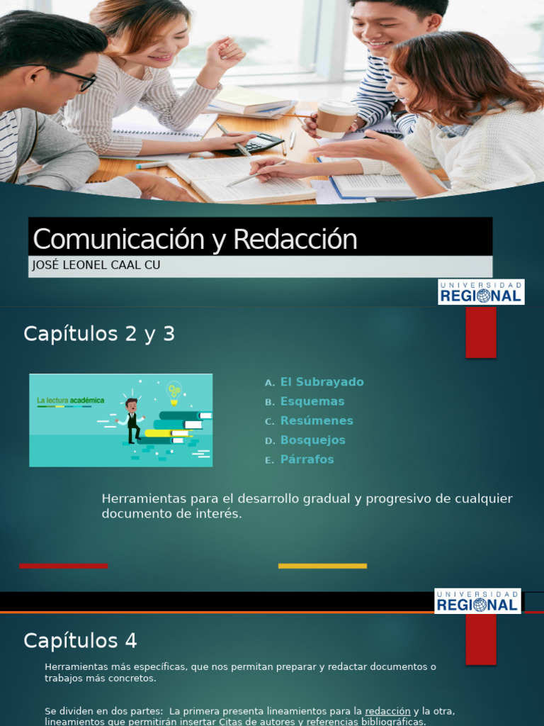 Comunicación y Redacción PRESENTACION 5 Correcto | PDF
