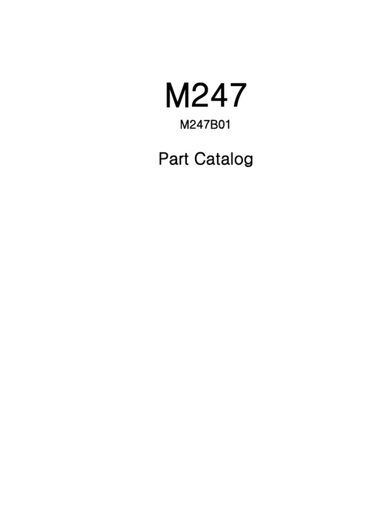 M247 Part Catalog | PDF