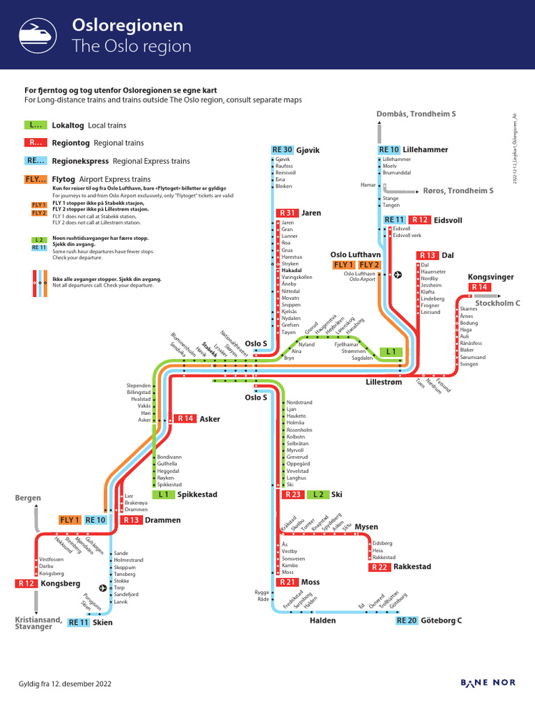 Linjekart Osloregionen 2023 | PDF