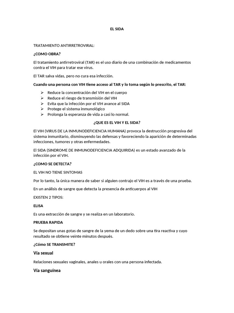 El Sida | PDF
