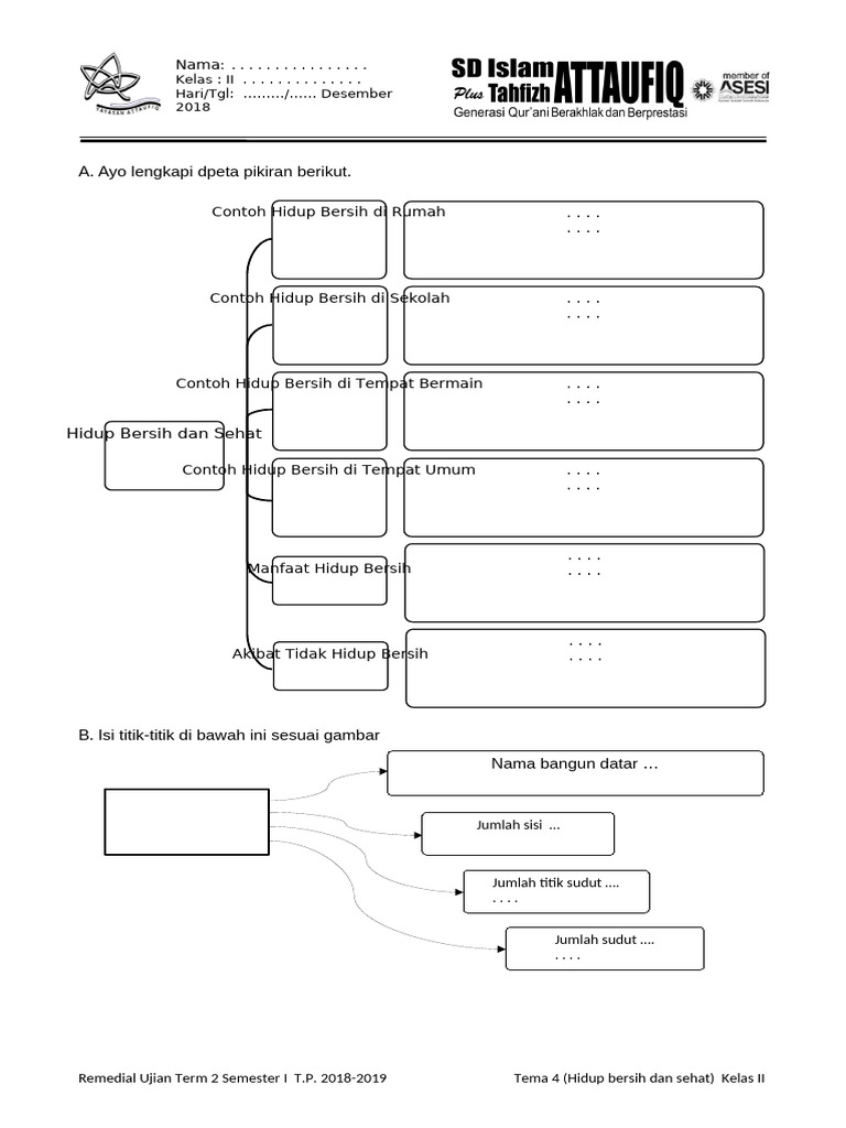 SOAL TERM 2 Tema 4 (2) 2018 - 2019 | PDF