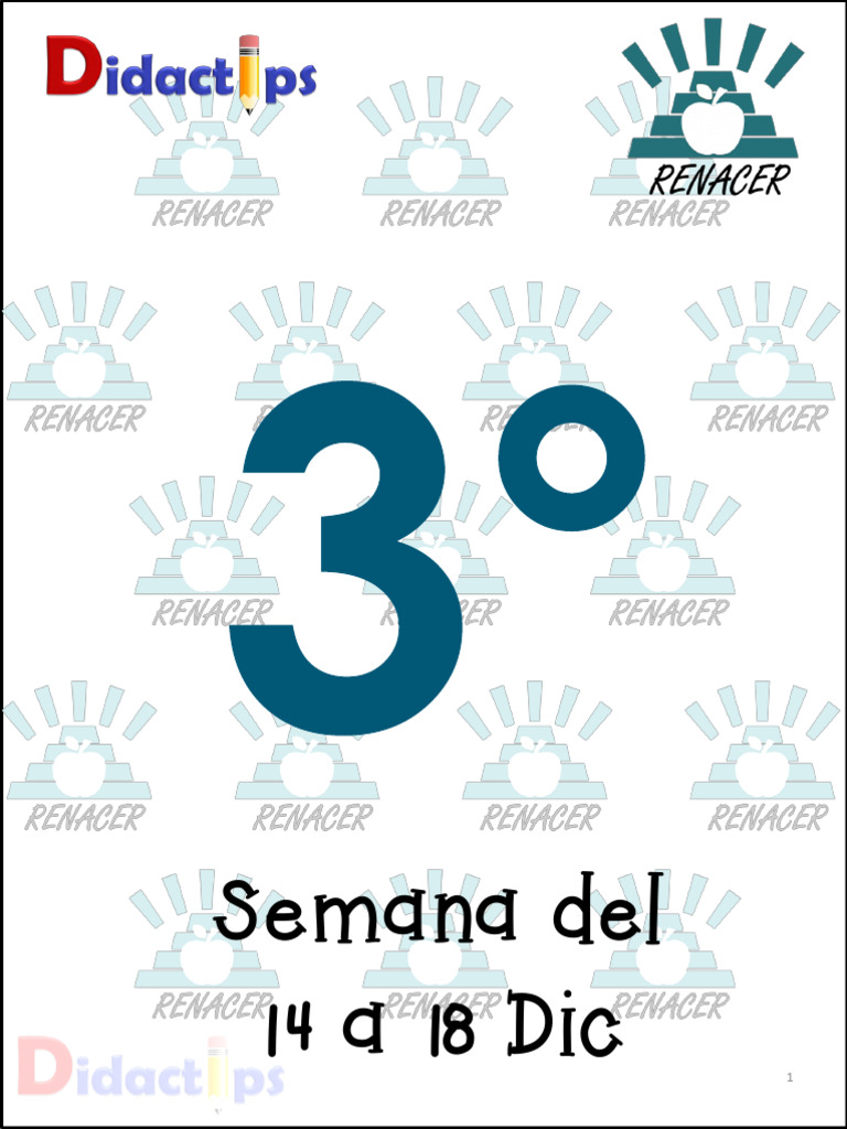 3º Semana 14 A 18 Dic Alumno Pdf