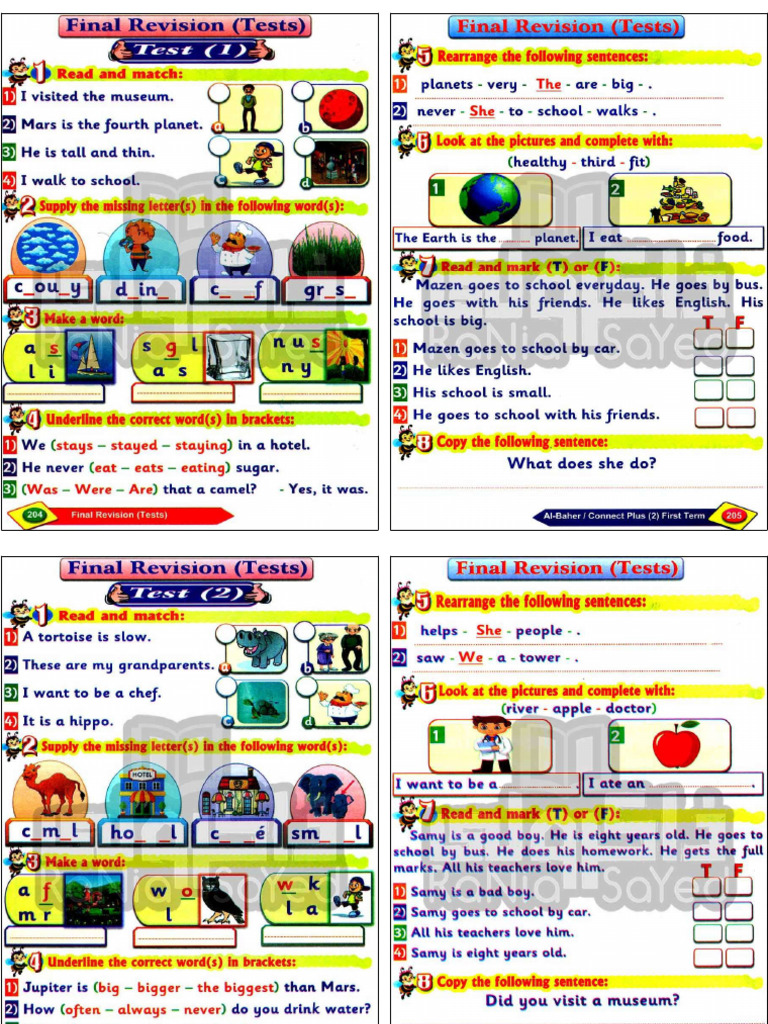Tests connect plus 2 | PDF