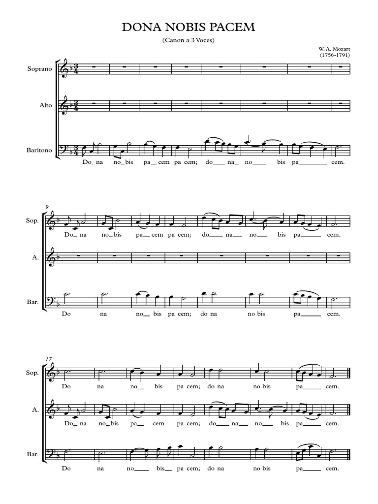 Dona Nobis Pacem | PDF