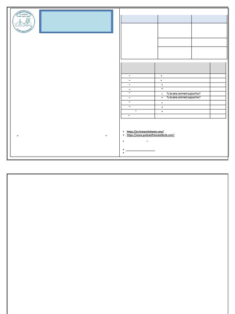 Temario 3 Grado | PDF