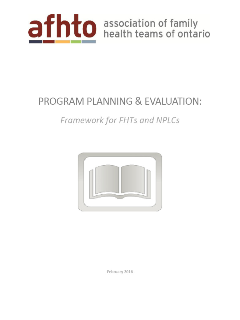Program Planning & Evaluation Guide | PDF | Program Evaluation | Business
