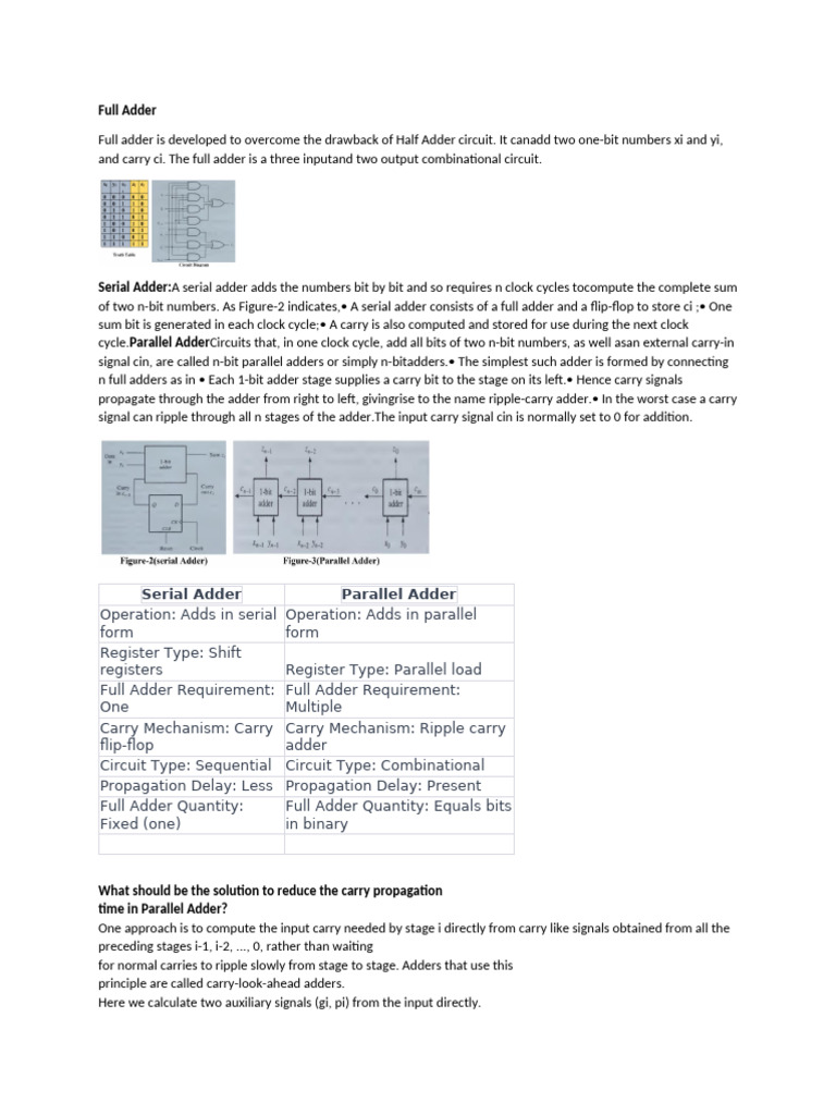 Arithmatic Logic Unit Pdf 