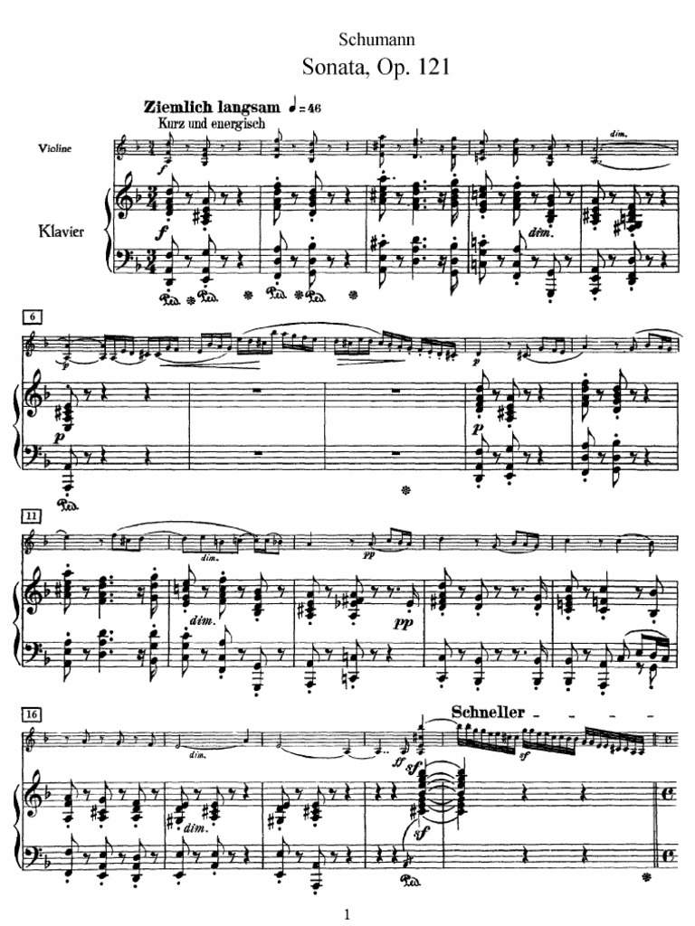 Schumann Sonata No2 S Partiey | PDF