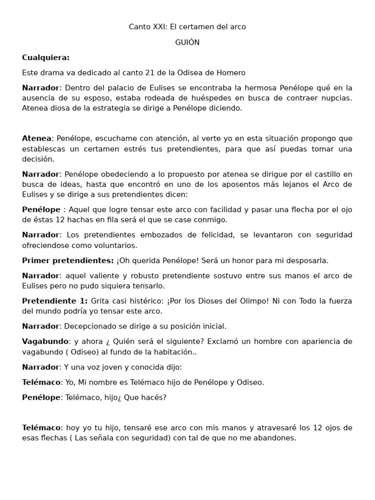 GUIÓN | PDF