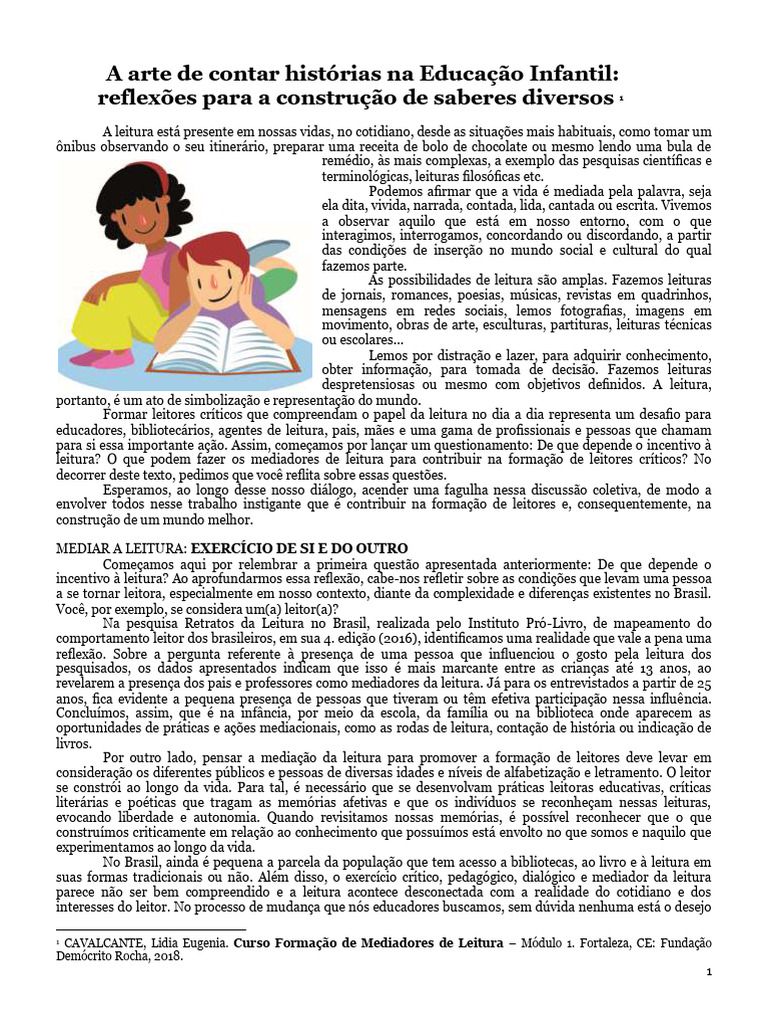 A Arte de Contar Histórias | PDF