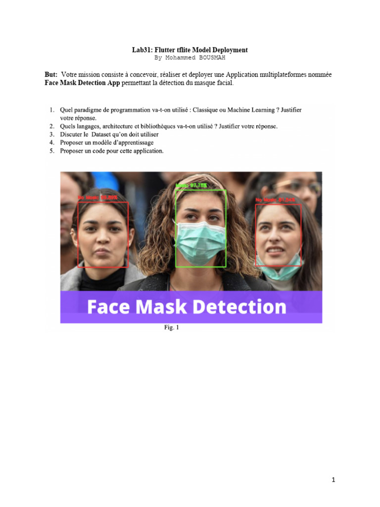 1976590976-Lab31 - Flutter Tflite Model Deployment | PDF