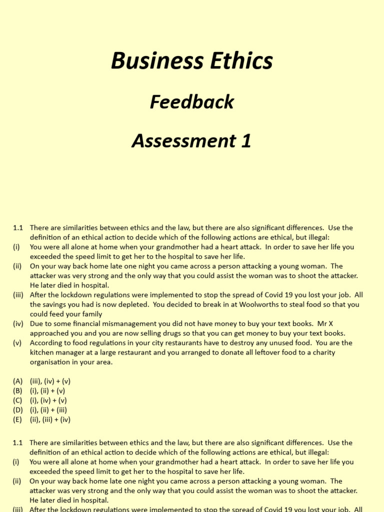 Assessment 1 Feedback | PDF