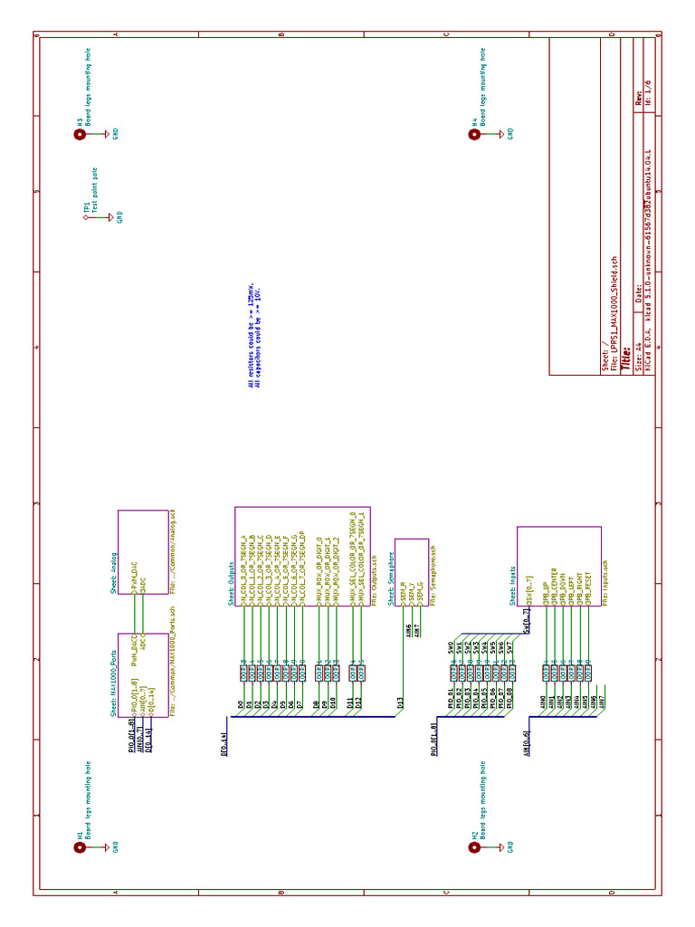 Lprs1 Max1000 Shield v1.0 SCH | PDF