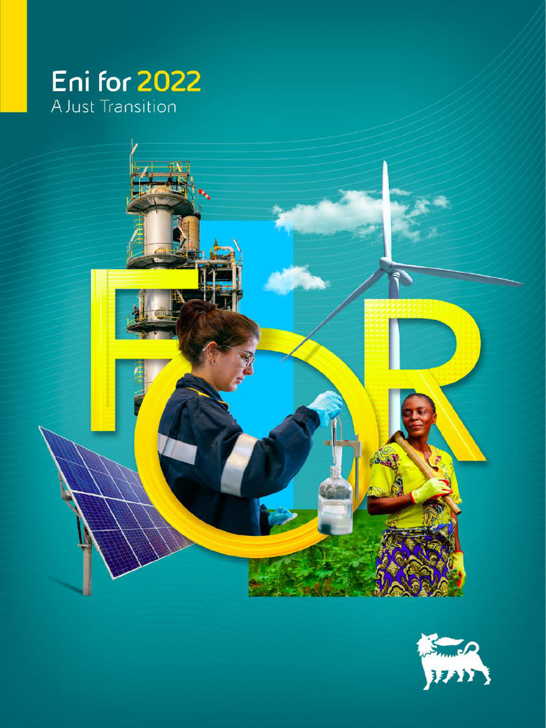 Eni - Eni For 2022 - A Just Transition | PDF | Sustainability | Economy ...