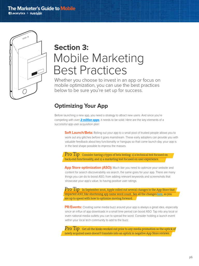 Mobile Marketing Best Practices | PDF