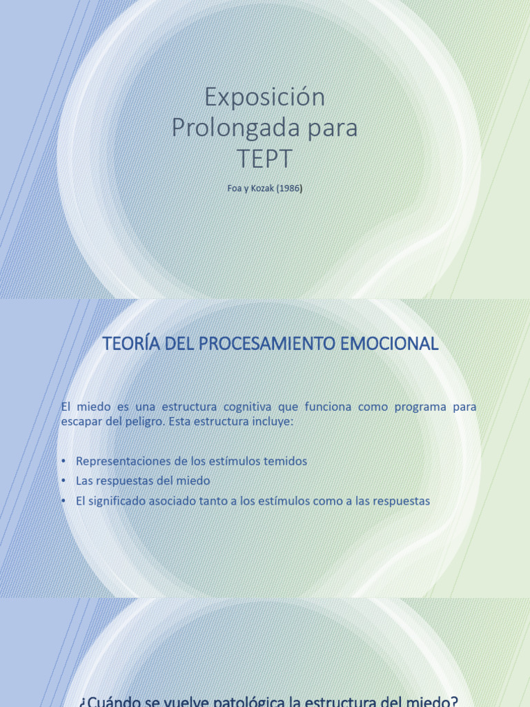 05 Exposición Prolongada Para TEPT | PDF