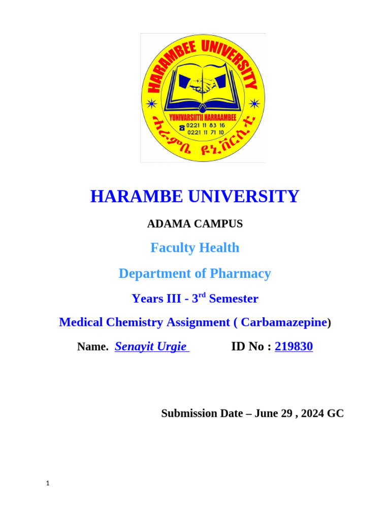 Carbamazepine: Chemistry and Pharmacology | PDF | Drugs | Pharmacology