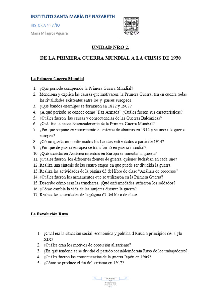 Unidad Nro 2 | PDF