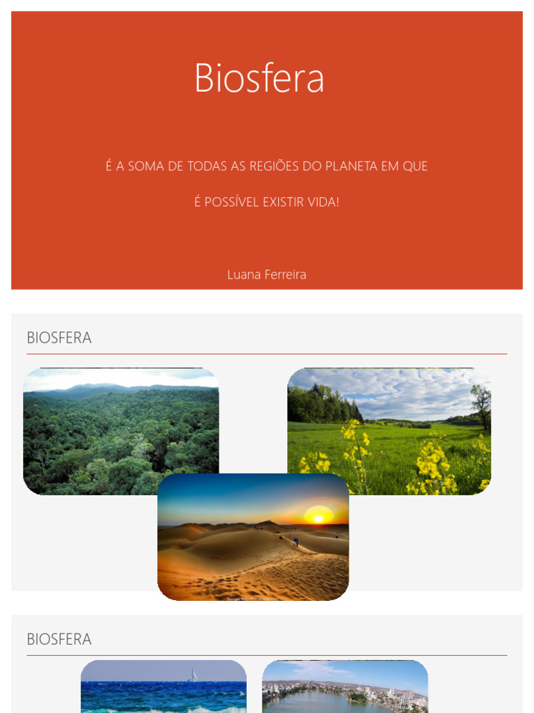 Biosfera | PDF