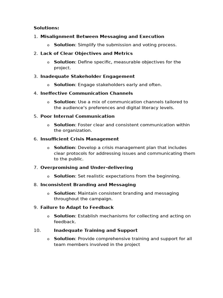 Solutions Pepsi Refresh Project | PDF