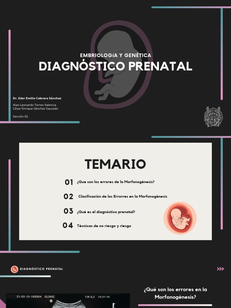 Diagnostico Prenatal - Embrio | PDF