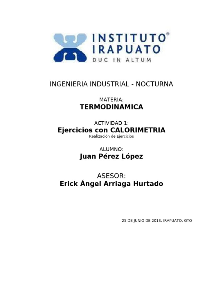 Ejemplo de Portada | PDF