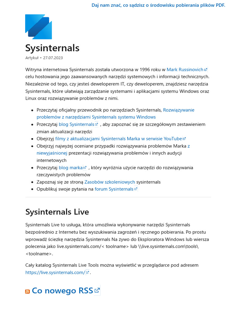 Sys Internals | PDF