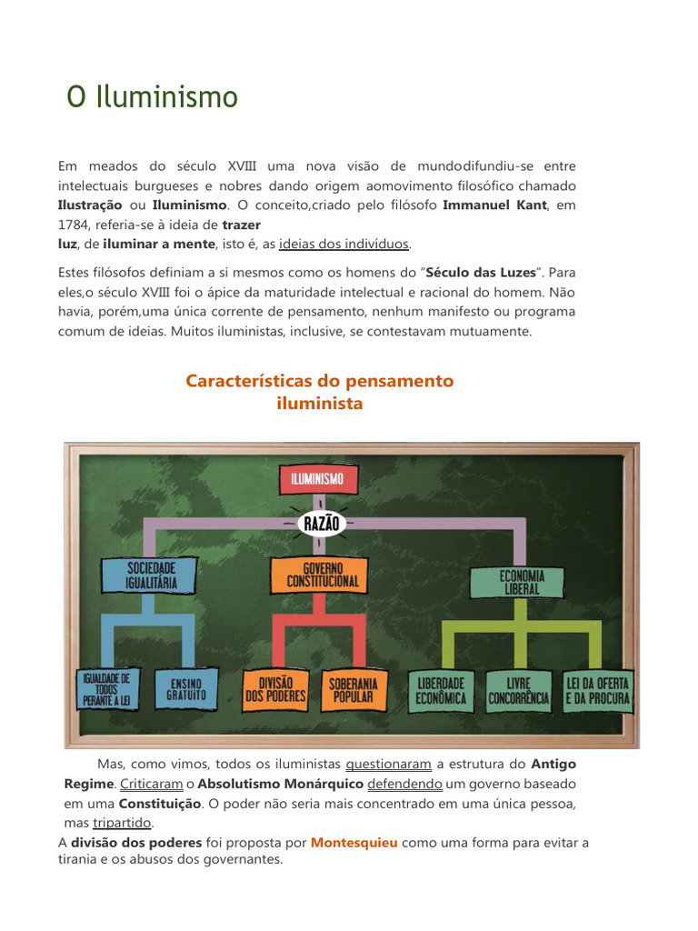 O Iluminismo | PDF