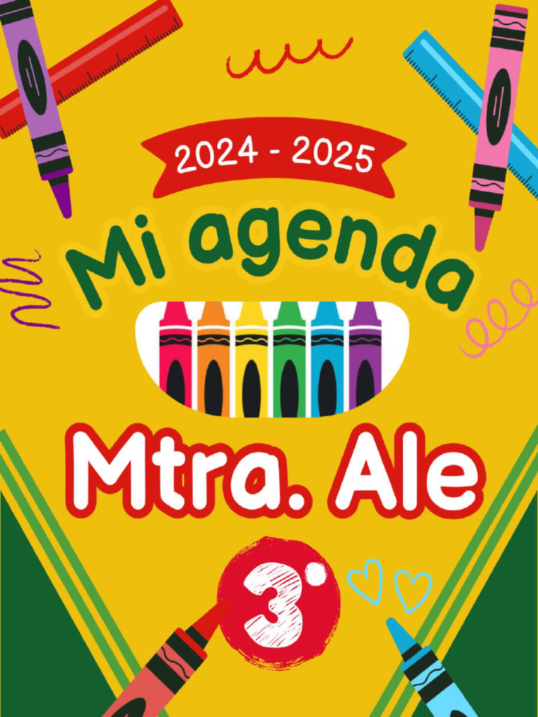 ??agenda Escolar Editable 100 | PDF