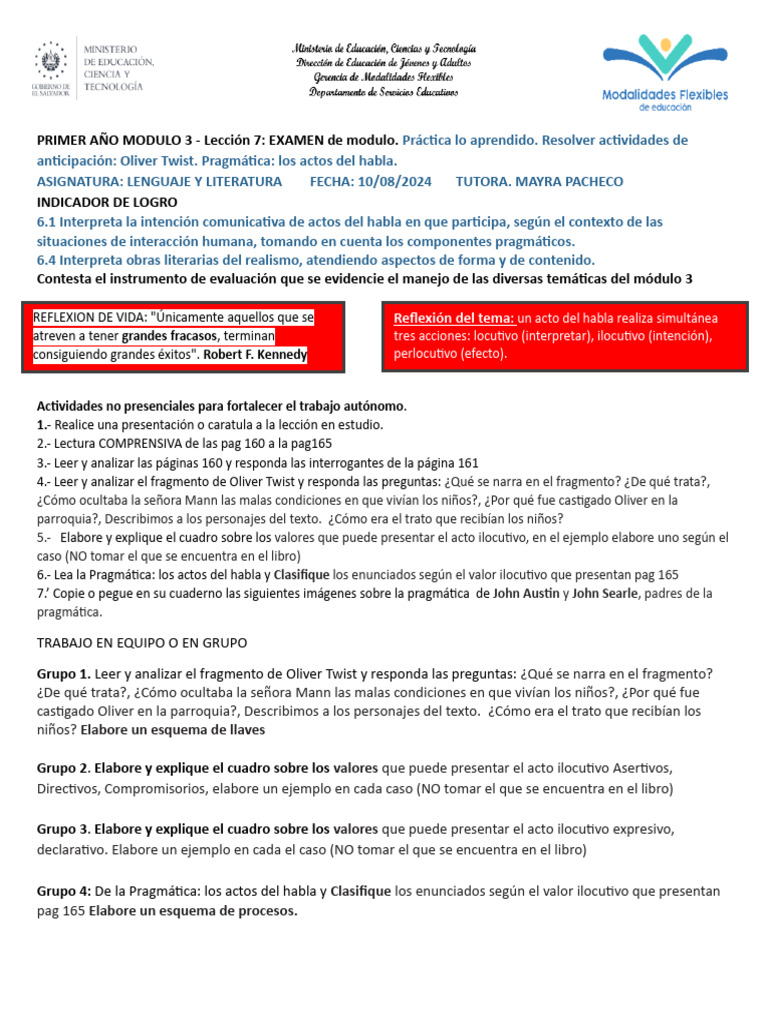 Modulo 3 - Lecc 7 - 1ero - 2024 | PDF