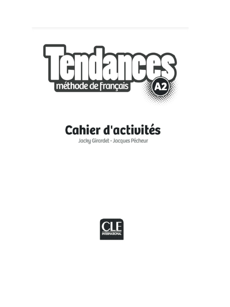 Tendances A2 Part1 | PDF