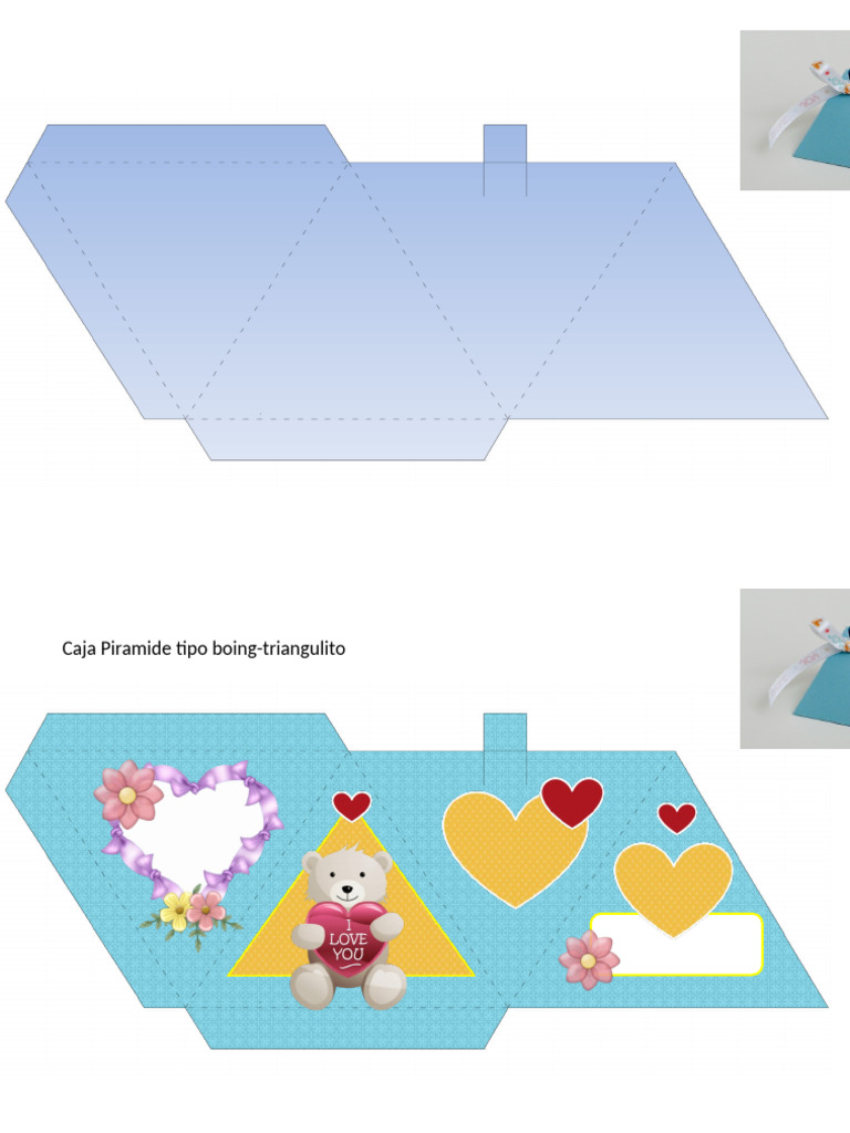 Molde Caja Triangular | PDF