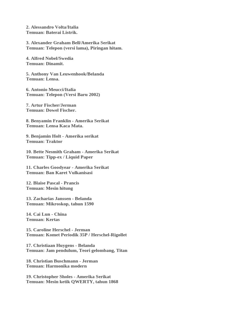 Tokoh Penemu-Penemu | PDF
