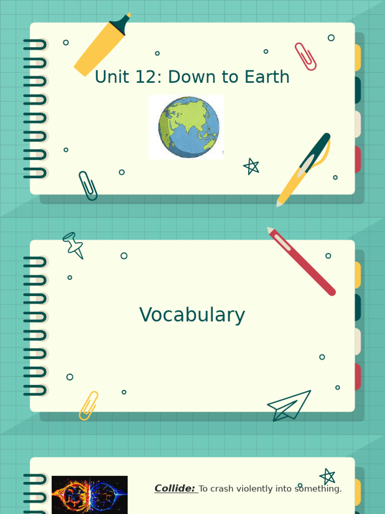 Unit 12 Down To Earth | PDF