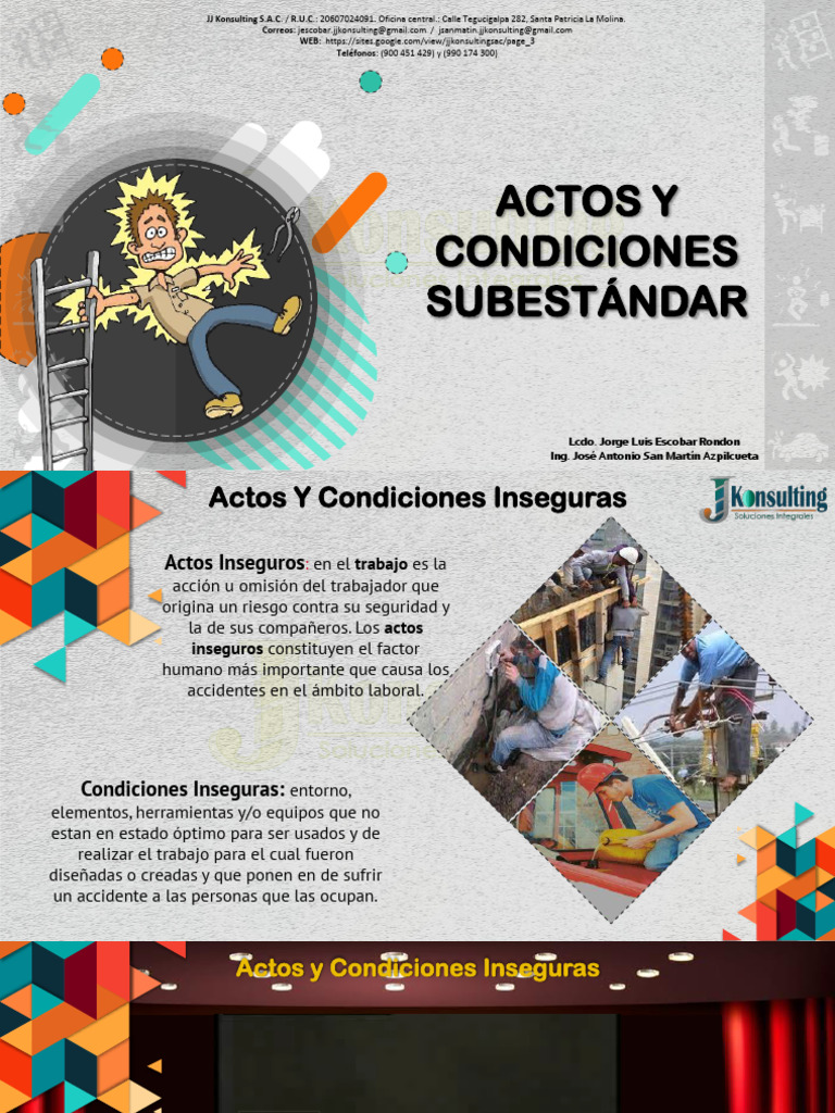CAP. Actos y Condiciones Subestandar | PDF