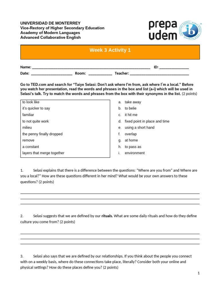 3.1 Worksheet-2 | PDF