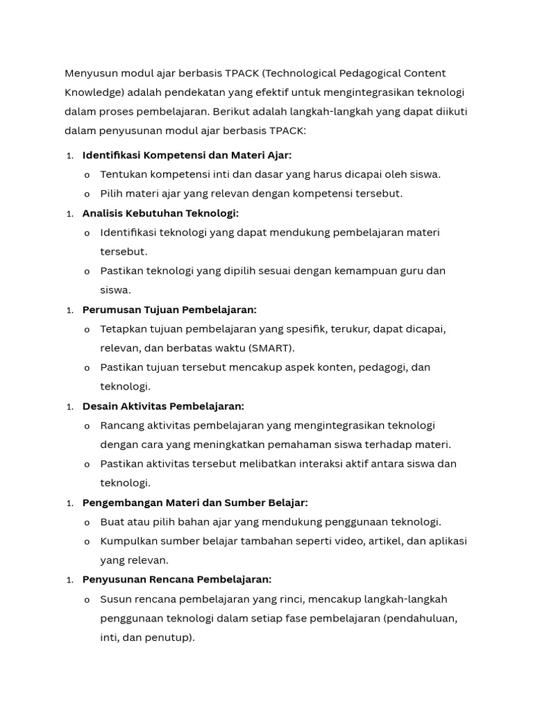 Identifikasi Kompetensi Dan Materi Ajar | PDF