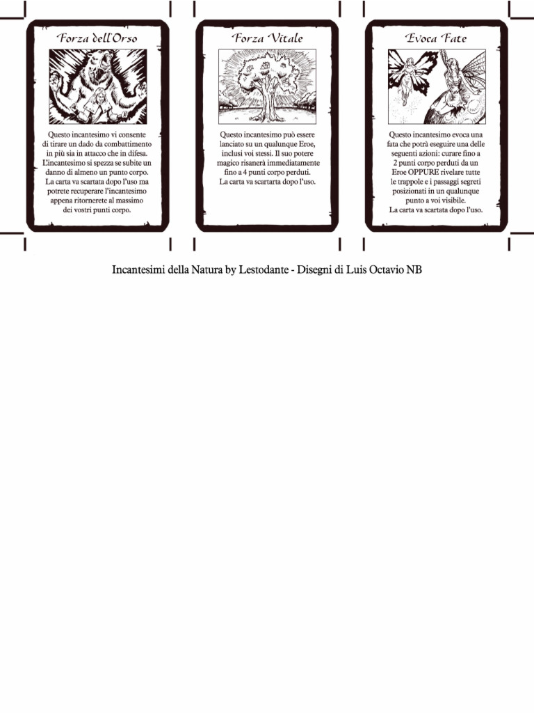 HeroQuest 1989 - Magie Del Druido | PDF