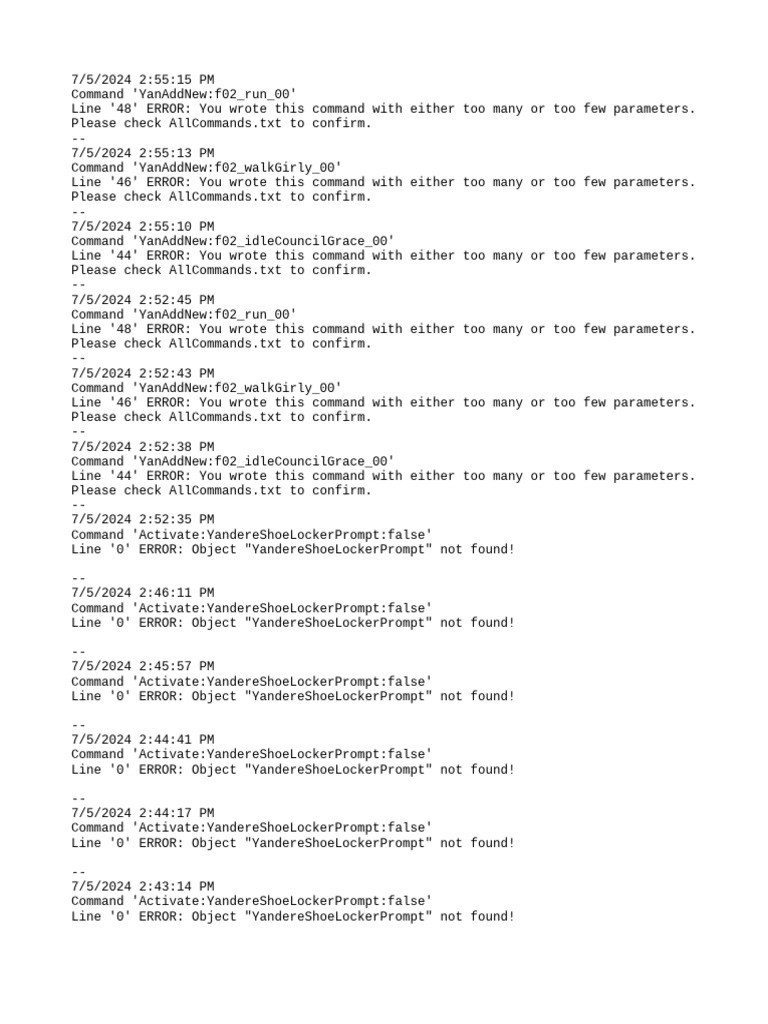 Cutscene Error | PDF