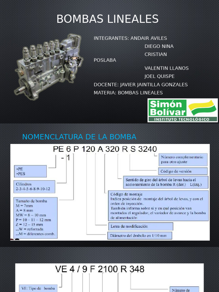 Bombas Lineales | PDF
