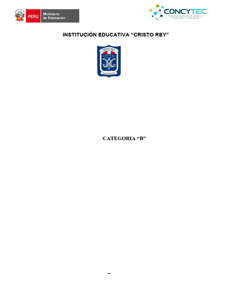 Formato de Eureka 2023 DE INDAGACION CIENTIFICA EXPERIMENTAL ¿ | PDF