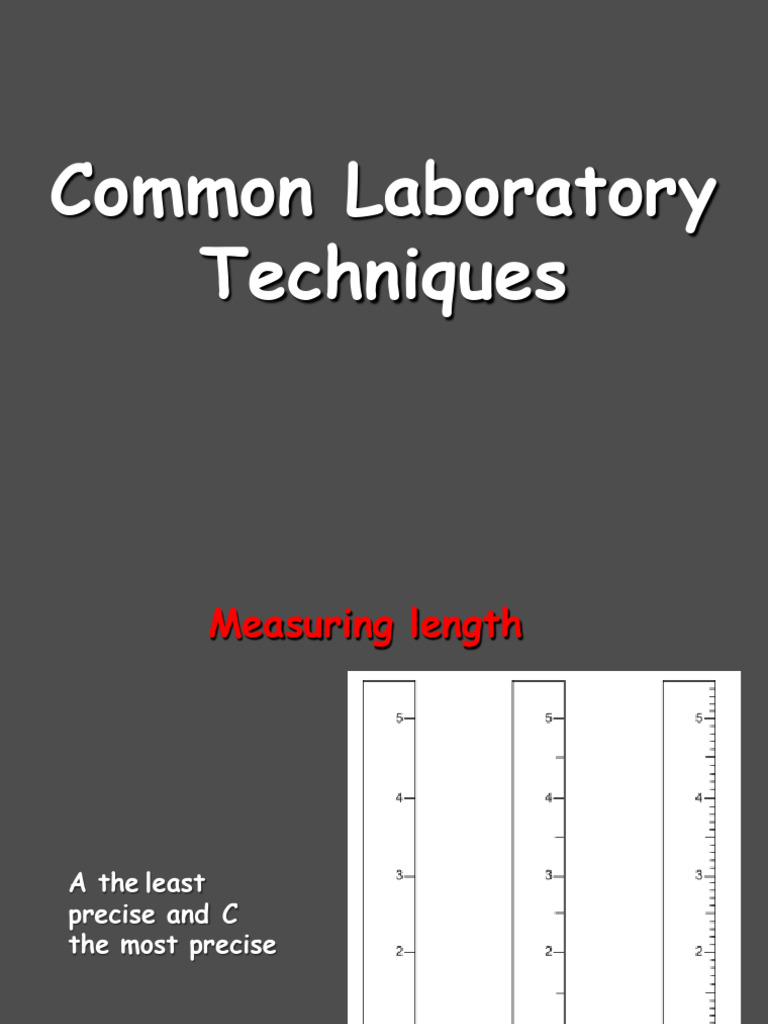 Topic 1.3. Common Laboratory Operation | PDF