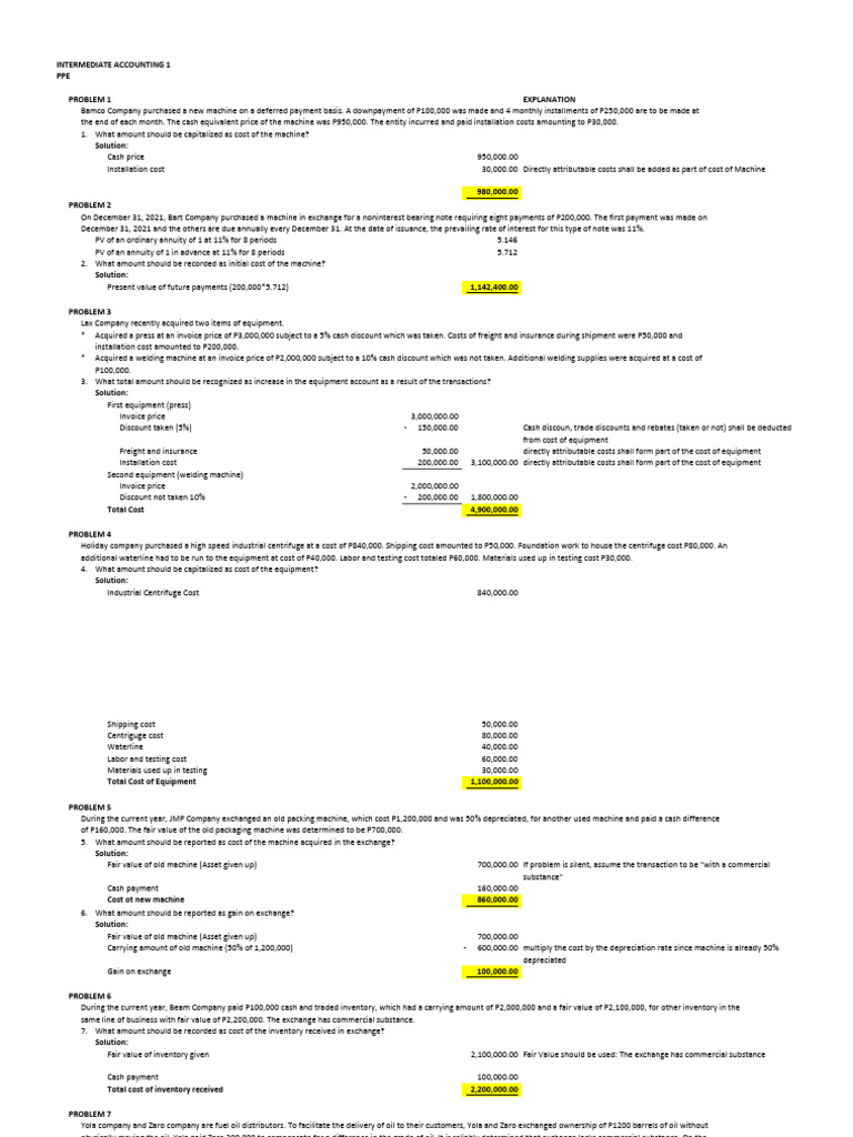 PPE Module | PDF | Depreciation | Finance & Money Management