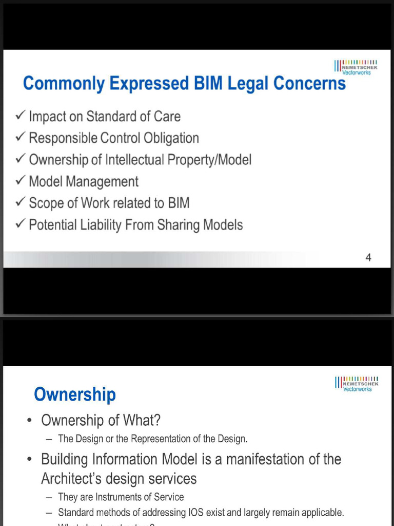 Legal Issues To Consider Before Adopting A BIM Workflow | PDF