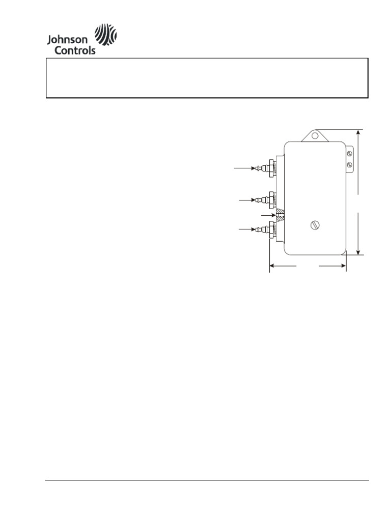 Johnson Controls VA 9502 Series Actuator Positioners Installation ...