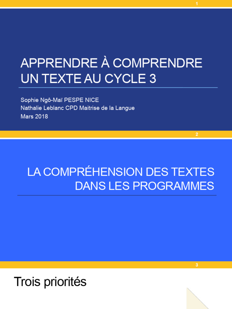 Comment apprendre et comprendre un texte au CE1 | PDF