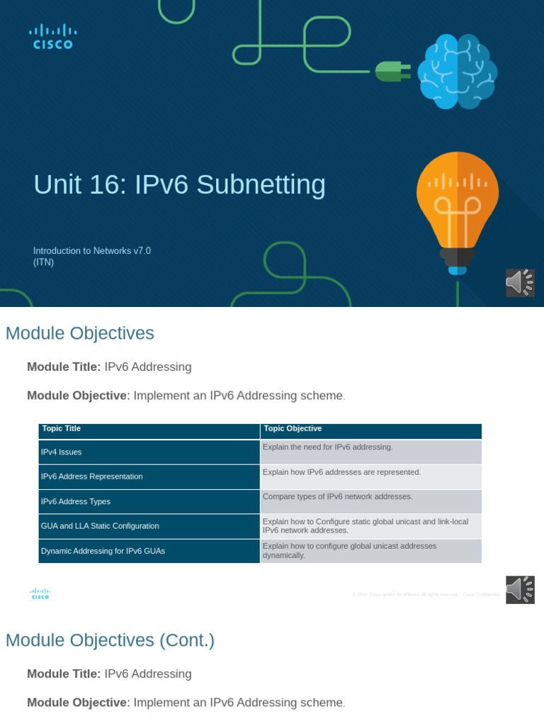 Chapter 12 - IPv6 Subnetting | PDF