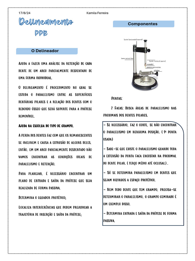 Resumo Delineamento PPR | PDF